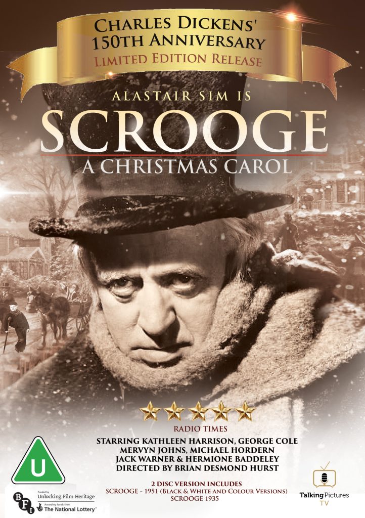 Scrooge 1951 Alastair Sim PLUS Scrooge 1935 Seymour Hicks 150th ...