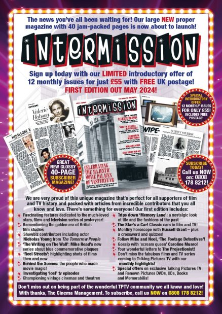 Intermission Magazine subscription (First issue will be posted out on ...
