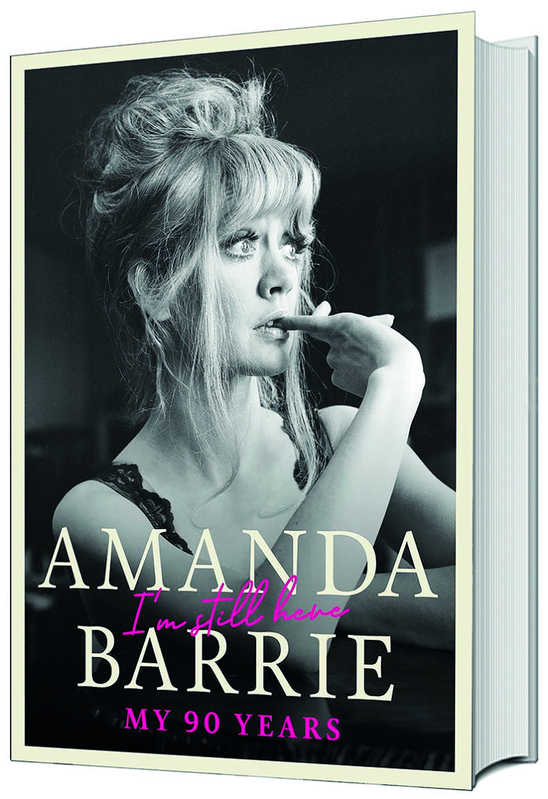 AMANDA BARRIE I’m still here MY 90 YEARS Signed Hardback Book Limited ...